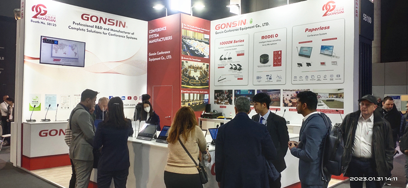 GONSIN at Integrated Systems Europe ISE 2023
